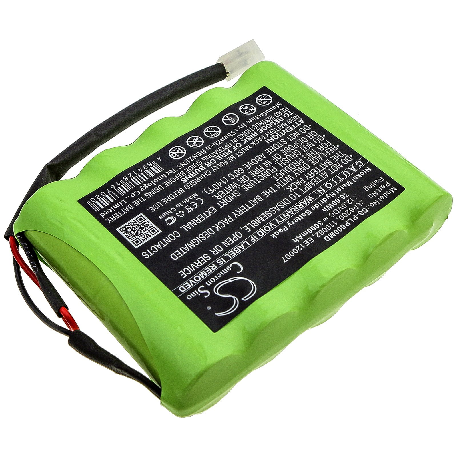 110062, EE120007, LP6200 Battery for Physio-Control 7 Defibrillator, Lifepak 6, Lifepak 6S, LP7 ...
