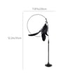 Cat Feather Toy Suction Cup Wand Bell Teaser Interactive Play Stick ...