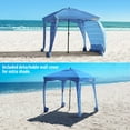 Qipi Beach Cabana - 6'x6' Portable Beach Tent, Outdoor UV Protection ...