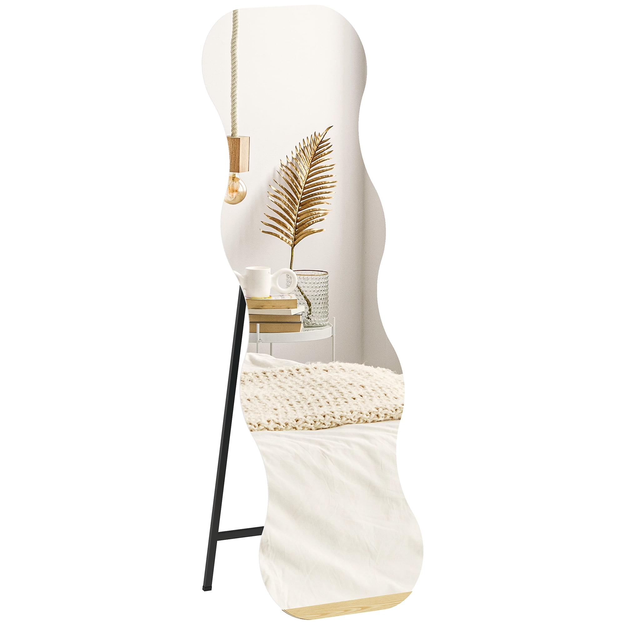 Click here for Homcom 64 X 21 Full Length Mirror  Wavy Frameless... prices