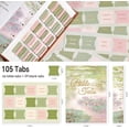 Bible Tabs, 66 Gold Foil Pre-Printed Chapter Labels + 39 Blank Water ...