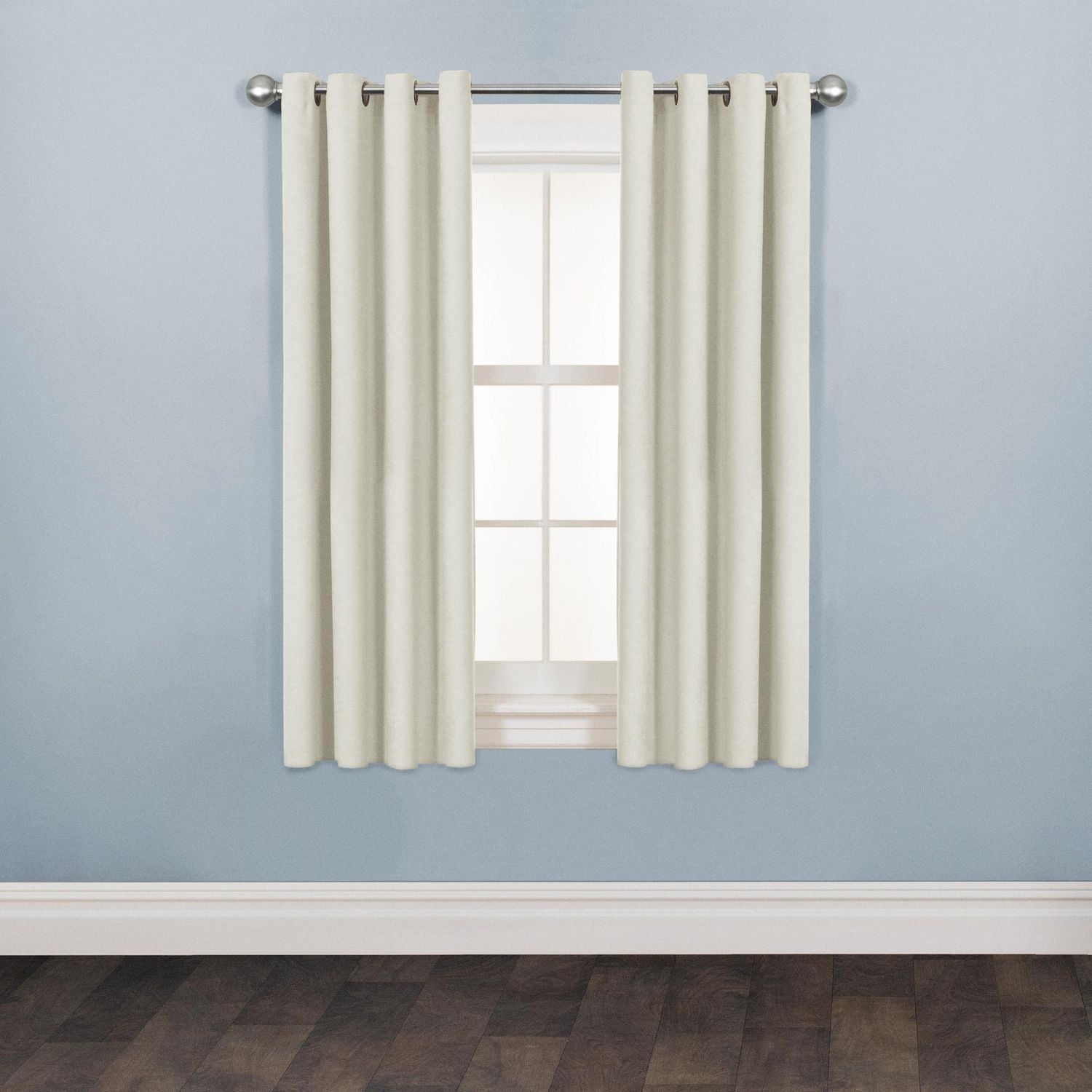 Click here for Mainstays Faux Suede Drapery Grommet Window Curtai... prices