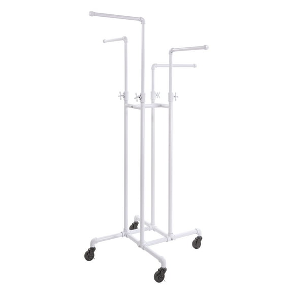 Clothing Rack Econoco - Heavy Duty Pipeline Adjustable, 4 Way Rack ...
