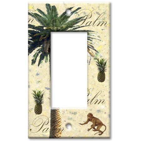Single Gang Rocker Wall Plate - Palm Tree | Walmart Canada