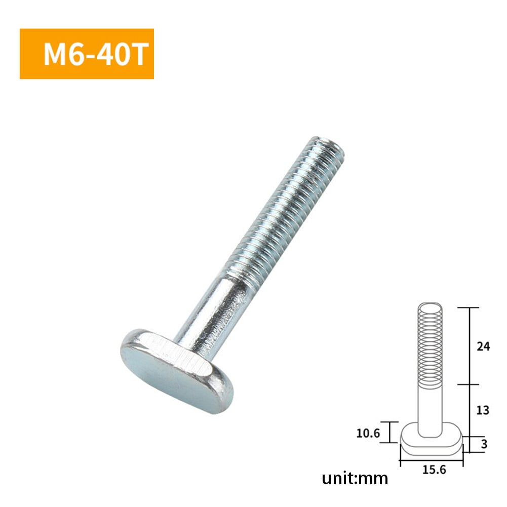 Fule T-Slot Slider T-Track Jig Screw Fixture Rail Special Accessories ...