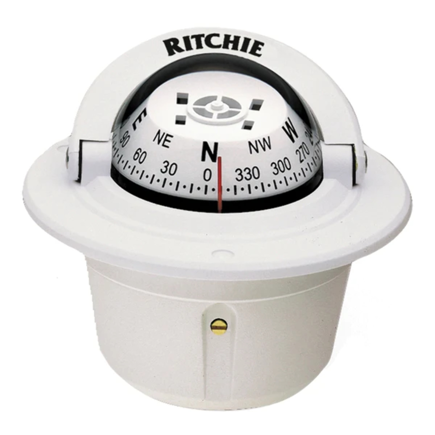 Ritchie F-50W Explorer Flush Mount Compass, White FO-3225 - Walmart.com