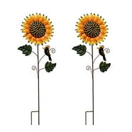 Sunflower Stakes, Set of 3 by Maple Lane Creations - Walmart.com
