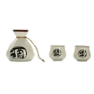 Glazed Ceramic 3 Pcs Japanese Sake Set In Gift Box - Walmart.com