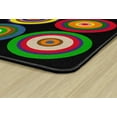 Flagship Carpets Color Rings Colorful Children's Classroom Area Rug ...