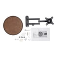 DENEST Wall Mounted Folding Table, Foldable Wall Table, Round Foldable ...