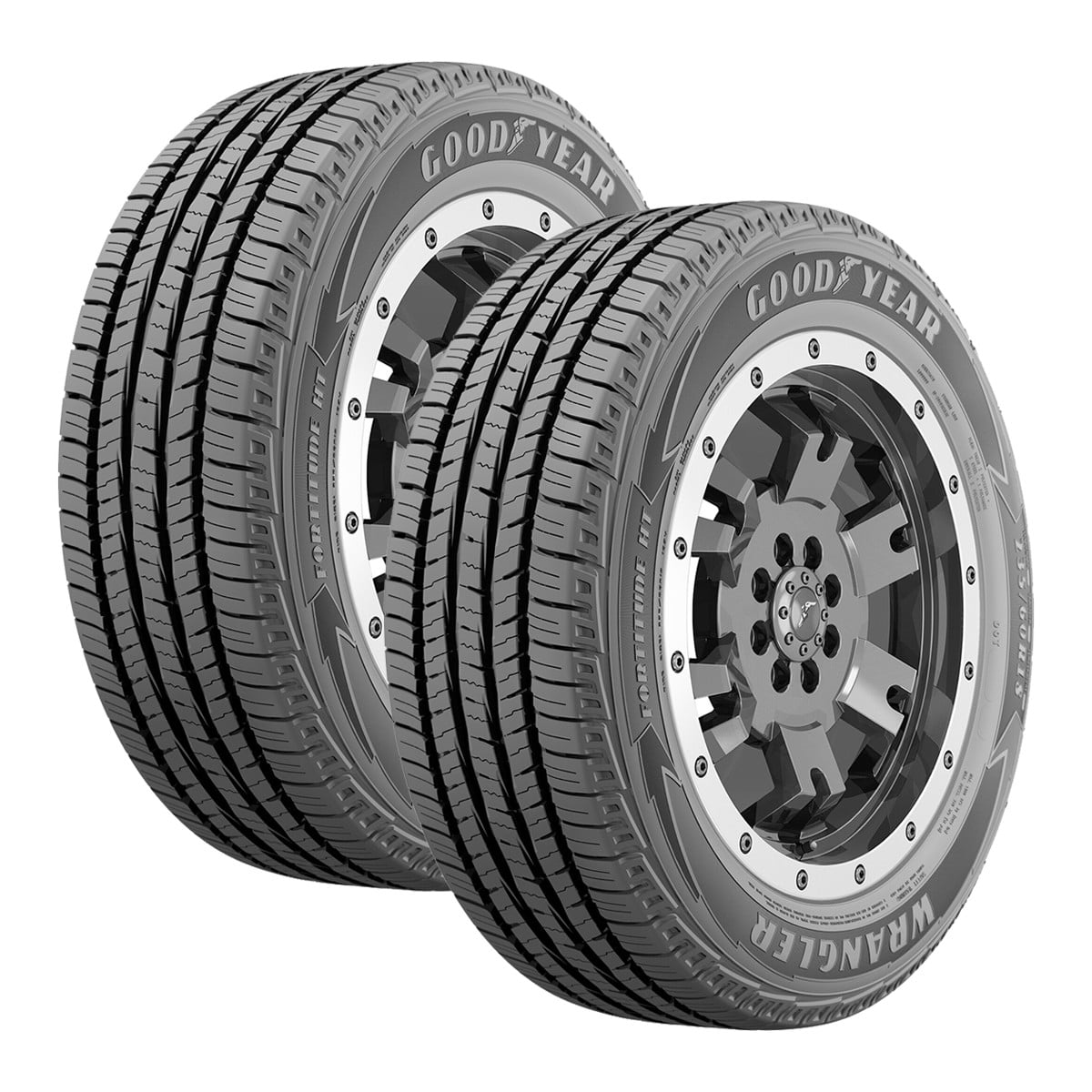 Paquete de 2 llantas 255/65R17 GOODYEAR WRANGLER FORTITUDE HT 110T ...