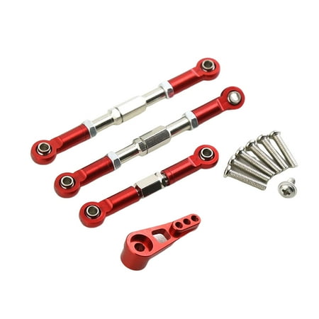 weekgood RC Car Pull Rods Accessories Set Metal Servo Connector ...