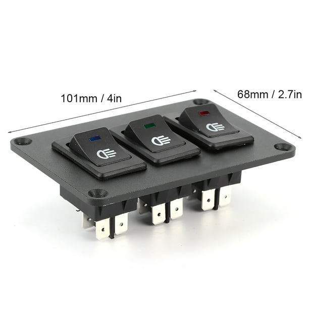 Racing Ignition Switch,12V/30A LED Combination Toggle LED Toggle Switch ...