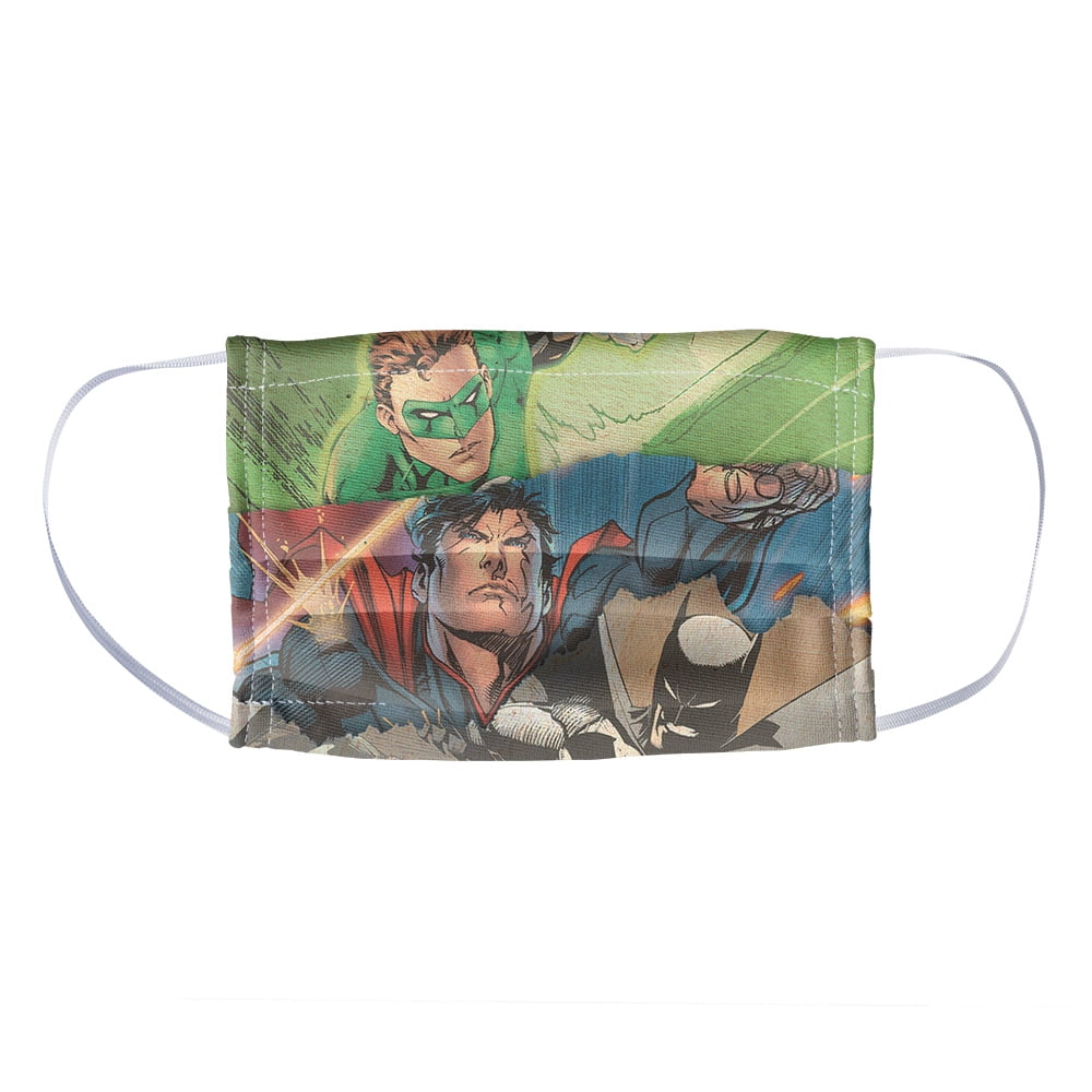 Justice League Torn 1-Ply Reusable Face Mask Covering, Kids - Walmart.com