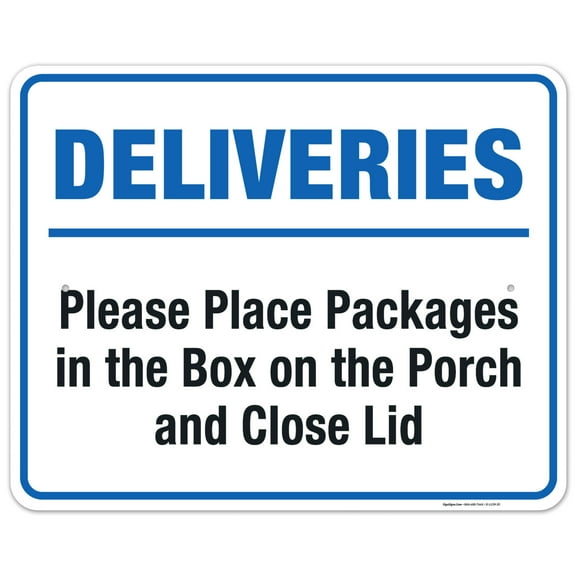 Delivery Sign