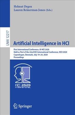 Pre-Owned Artificial Intelligence in Hci: First International ...