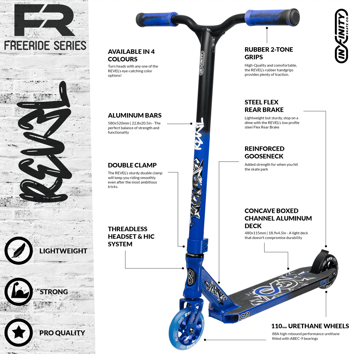District Pro Scooter Blue