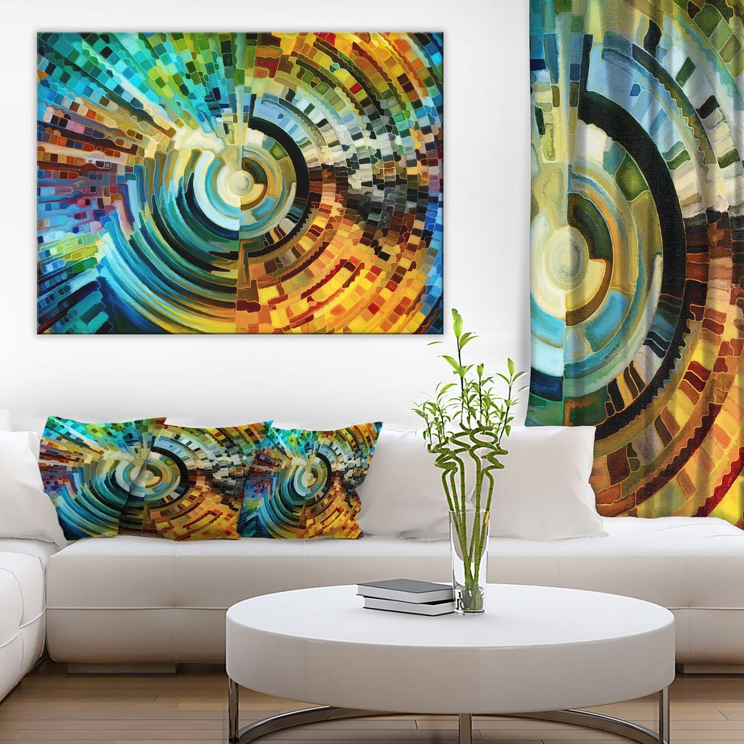 Designart Design Art Paths Of Stained Glass Canvas Print Inches