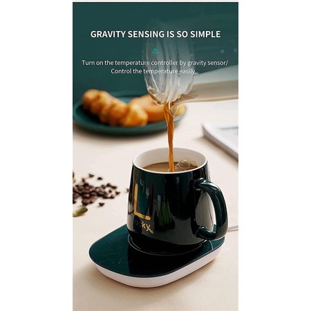 Electric Tea Cup Warmer, Smart Coffee Set, Mug Candle Warmer, Automatic ...