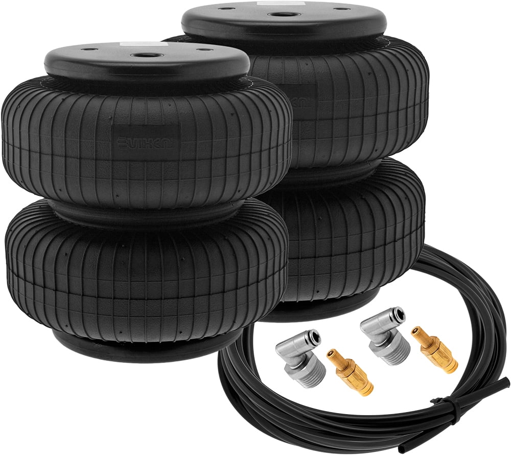 Vixen Air 1/2" NPT Single Air Port Heavy Duty Suspension Air Spring/Air ...