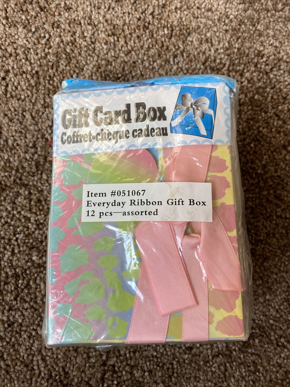 12 Pack Ribbon Gift Card Box Assorted Designs NEW - Walmart.com