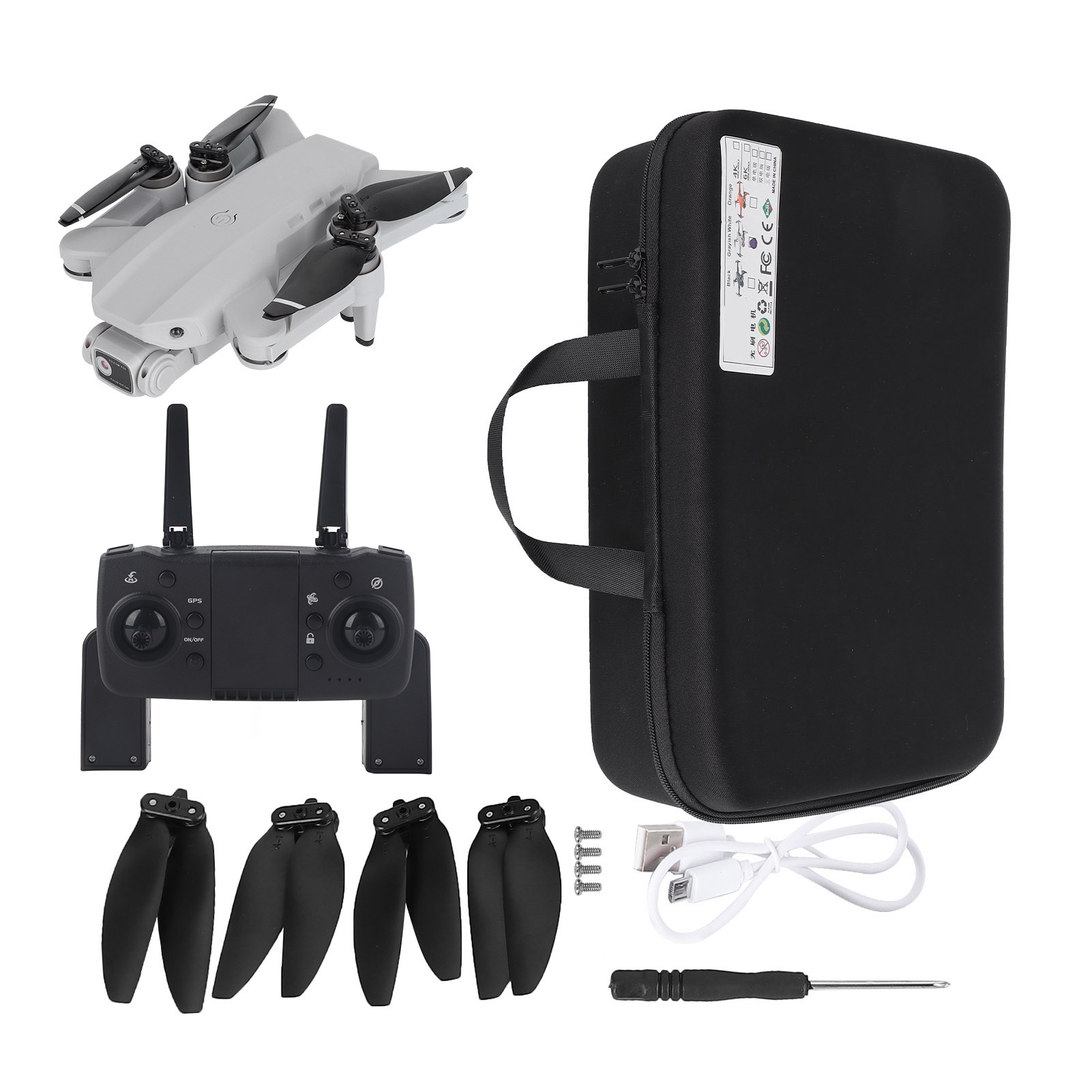 Drone profesional L900 PRO RC 4K Cámara dual HD sin escobillas Quadcopter Control remoto Drone ...