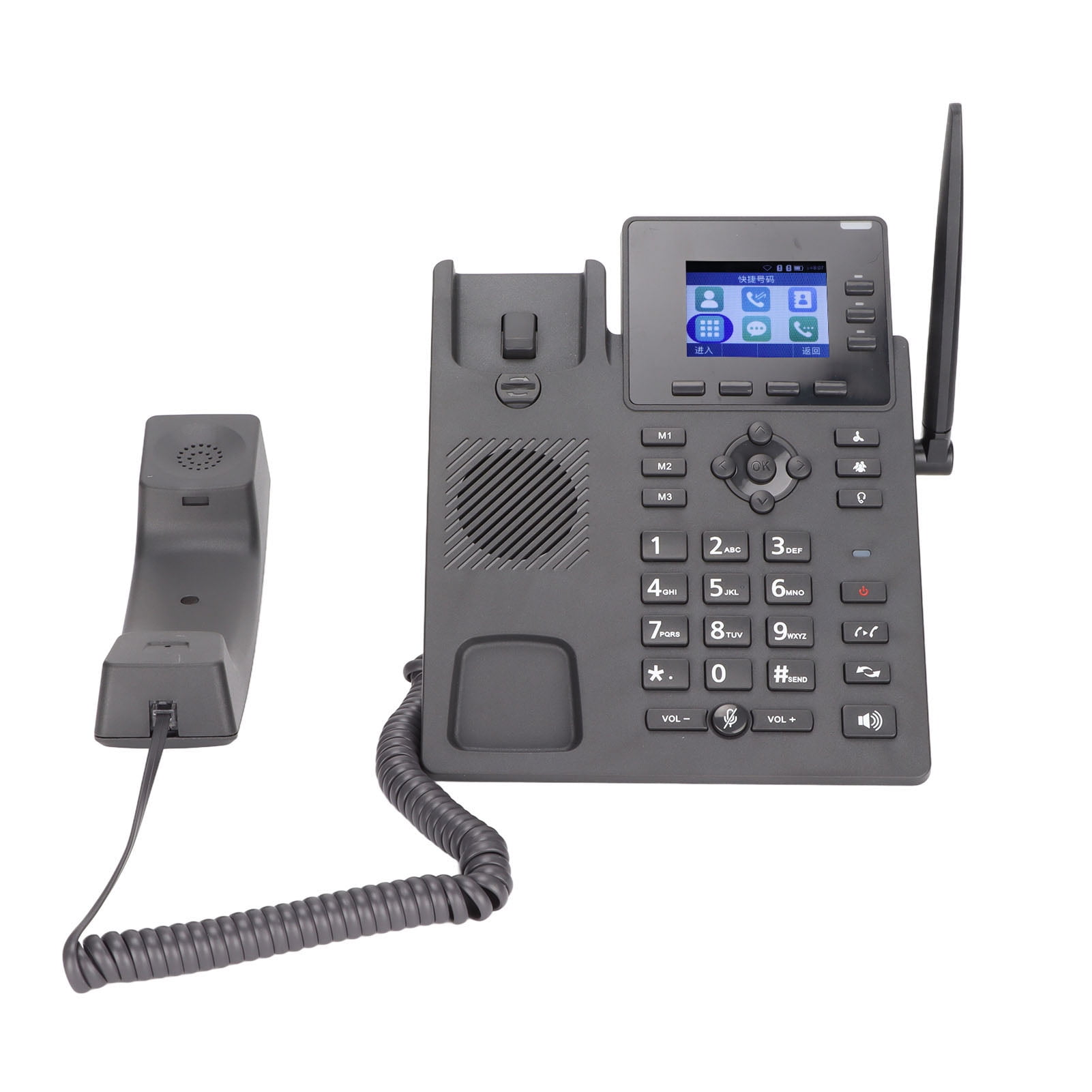 Teléfono Y Dispositivo VoIP Pantalla a Color de 24 Pulgadas Línea Fija ...
