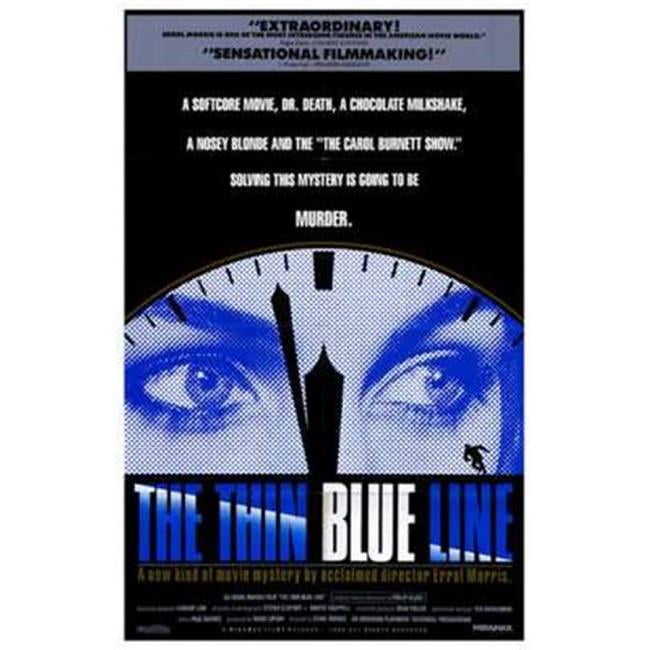 Posterazzi Thin Blue Line Movie Poster - 11 x 17 in. - Walmart.com