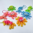 3D Printed Articulated Octopus Keychain - Moving Joints Poseable Desk ...