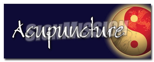 48" ACUPUNCTURE DECAL sticker acupuncturist needles pen - Walmart.com