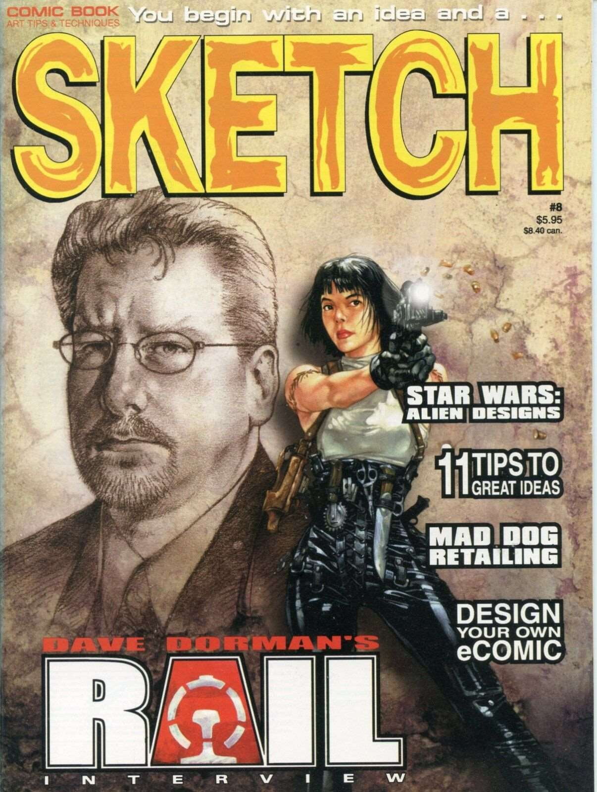 Sketch #8 VF ; Blue Line Comic Book - Walmart.com