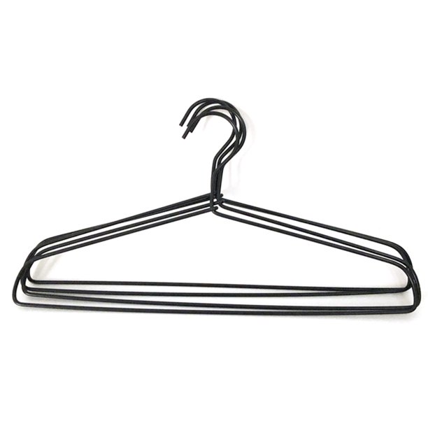Wire Hangers Pack Metal Wire Clothes Hanger Space Saving Metal Hangers ...