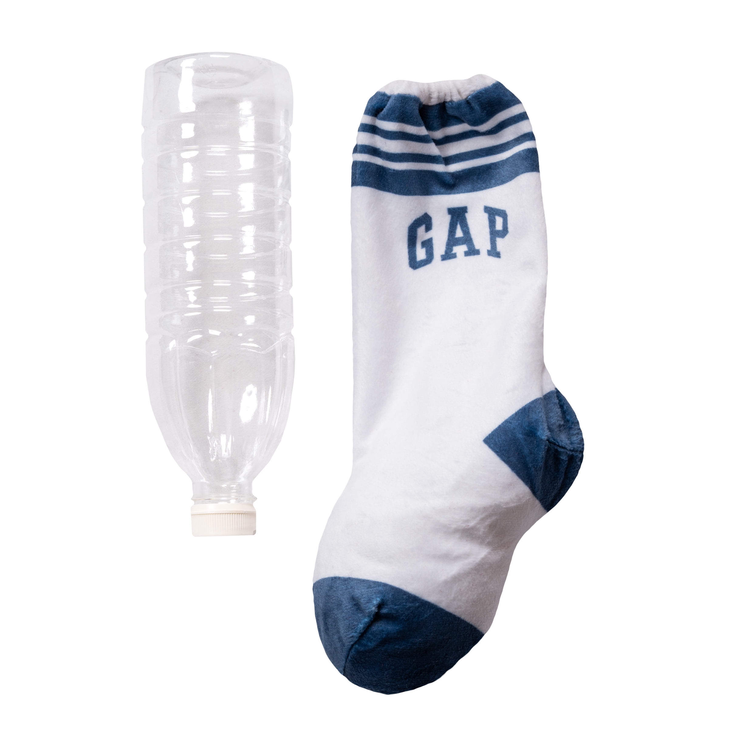 Gap Pet, Dog Toys, Plush Sock with Water Bottle Gap Pet Toy, White, OS ...