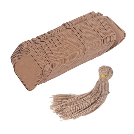 Paper Tags, Craft Hanging Tags DIY Creation Kraft Paper Tags With ...