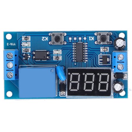 LiebeWH Time Delay Relay, 12V Timer Controller Module Delay Relay Module Adjustable Countdown ...