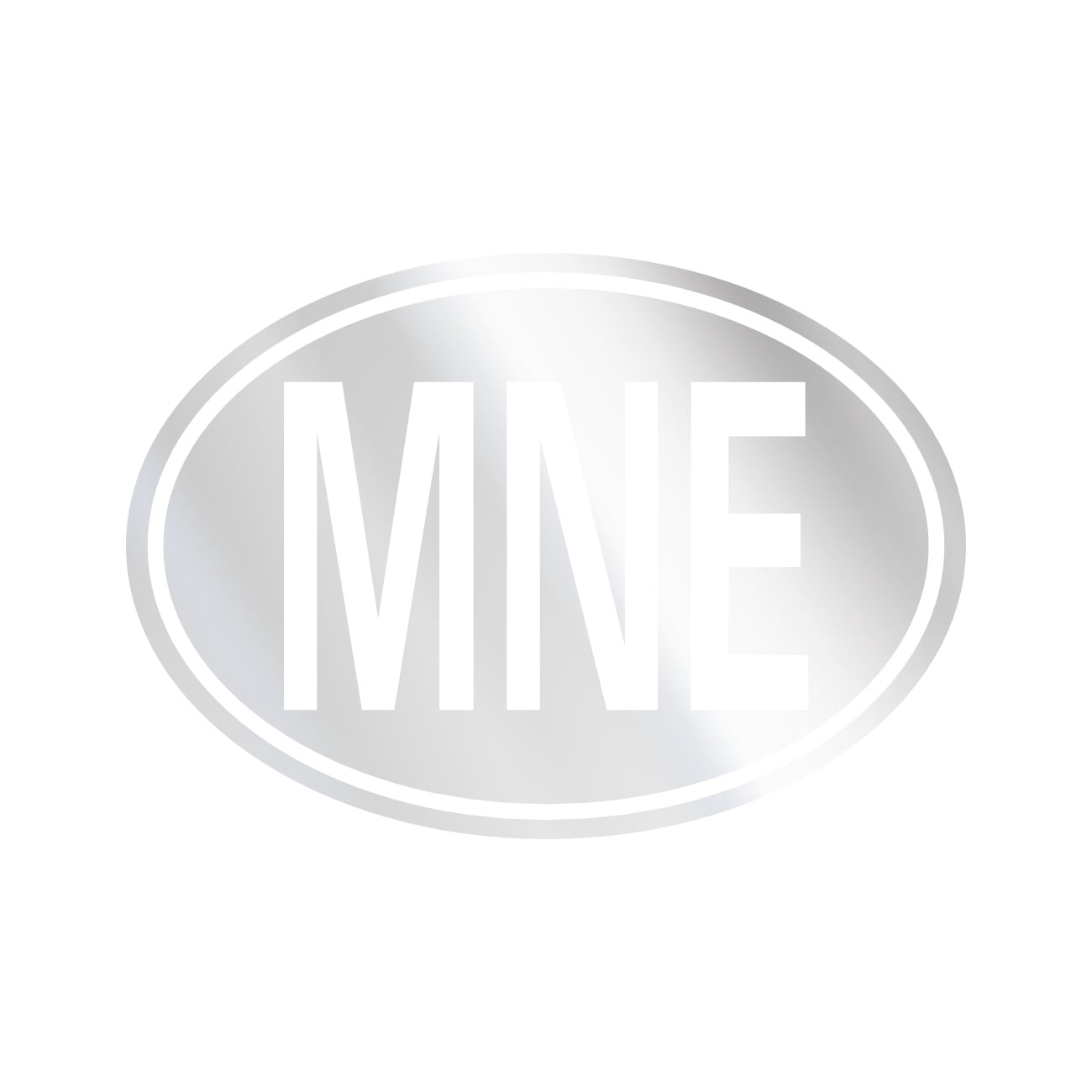 Montenegro Oval Sticker Decal Die Cut - Self Adhesive Vinyl ...