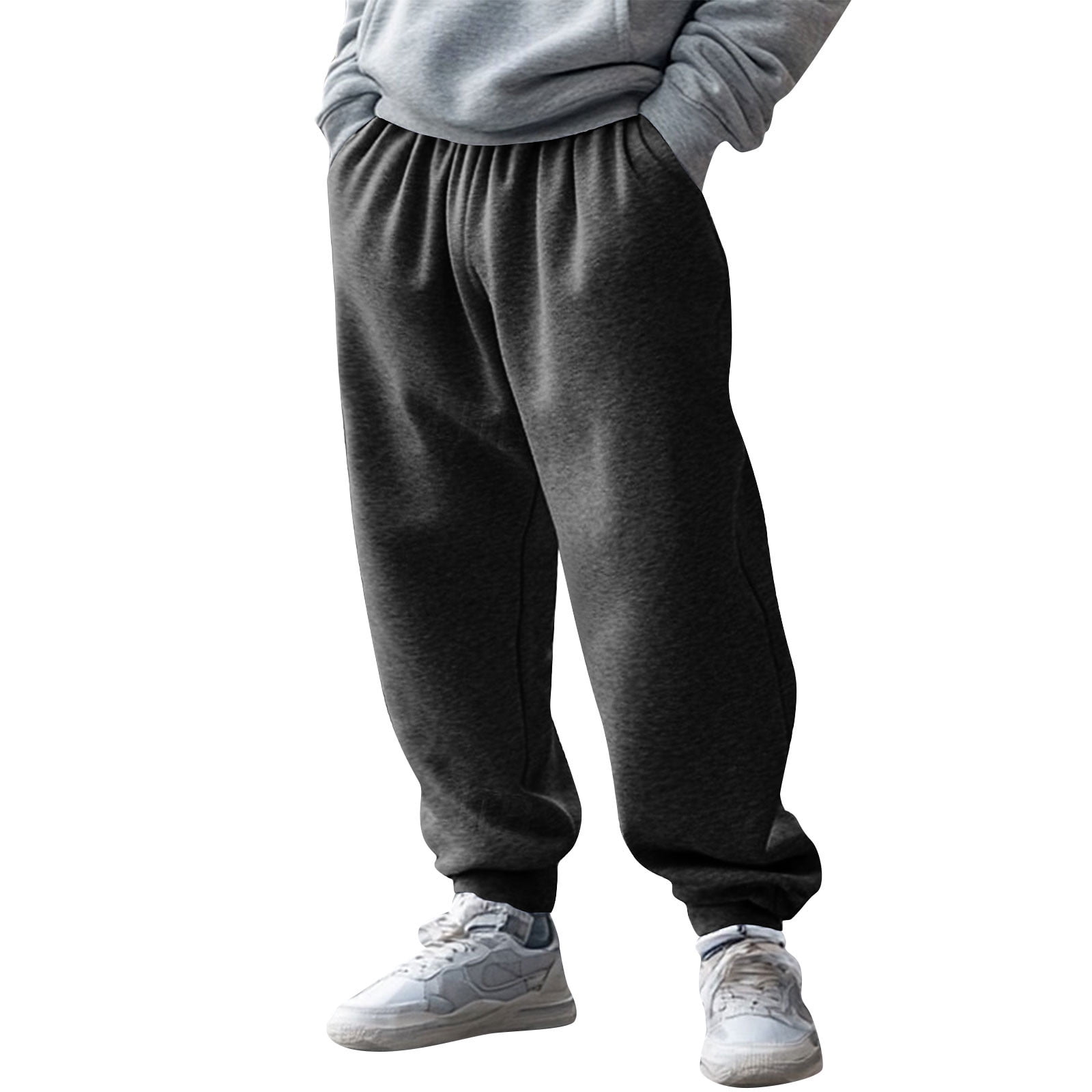 Click here for Plebaso Sweatpants For Men Elastic Waist Drawstrin... prices