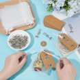 72Pcs Alloy Star Keychains with Alloy Swivel Lobster Claw Clasps and ...