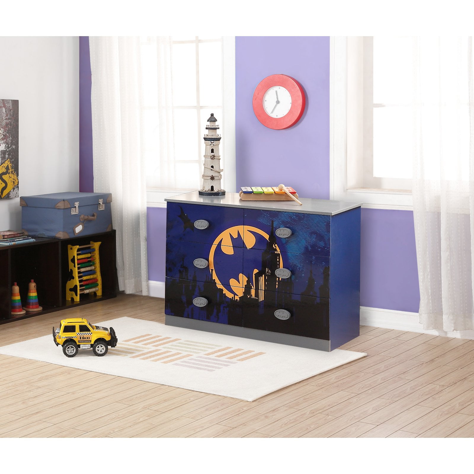 OKids Batman 6 Drawer Dresser - Walmart.com