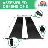 2-2'X12' SunQuest Solar Swimming Pool Heater with Diverter Valve Kit ...