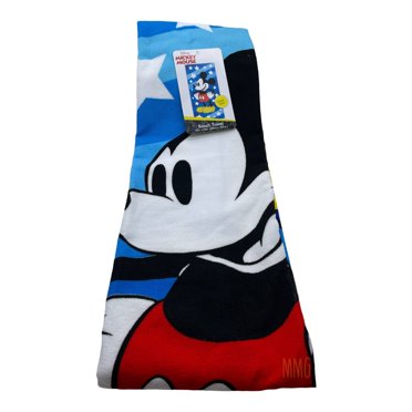 Disney Beach Towels - Mickey Mouse Laughter Beach - Walmart.com