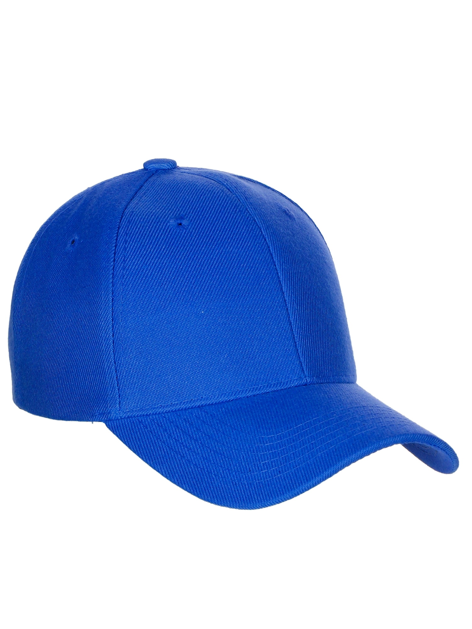 D&I Basic Baseball Cap Adjustable Closure Curved Visor Hat-Royal ...