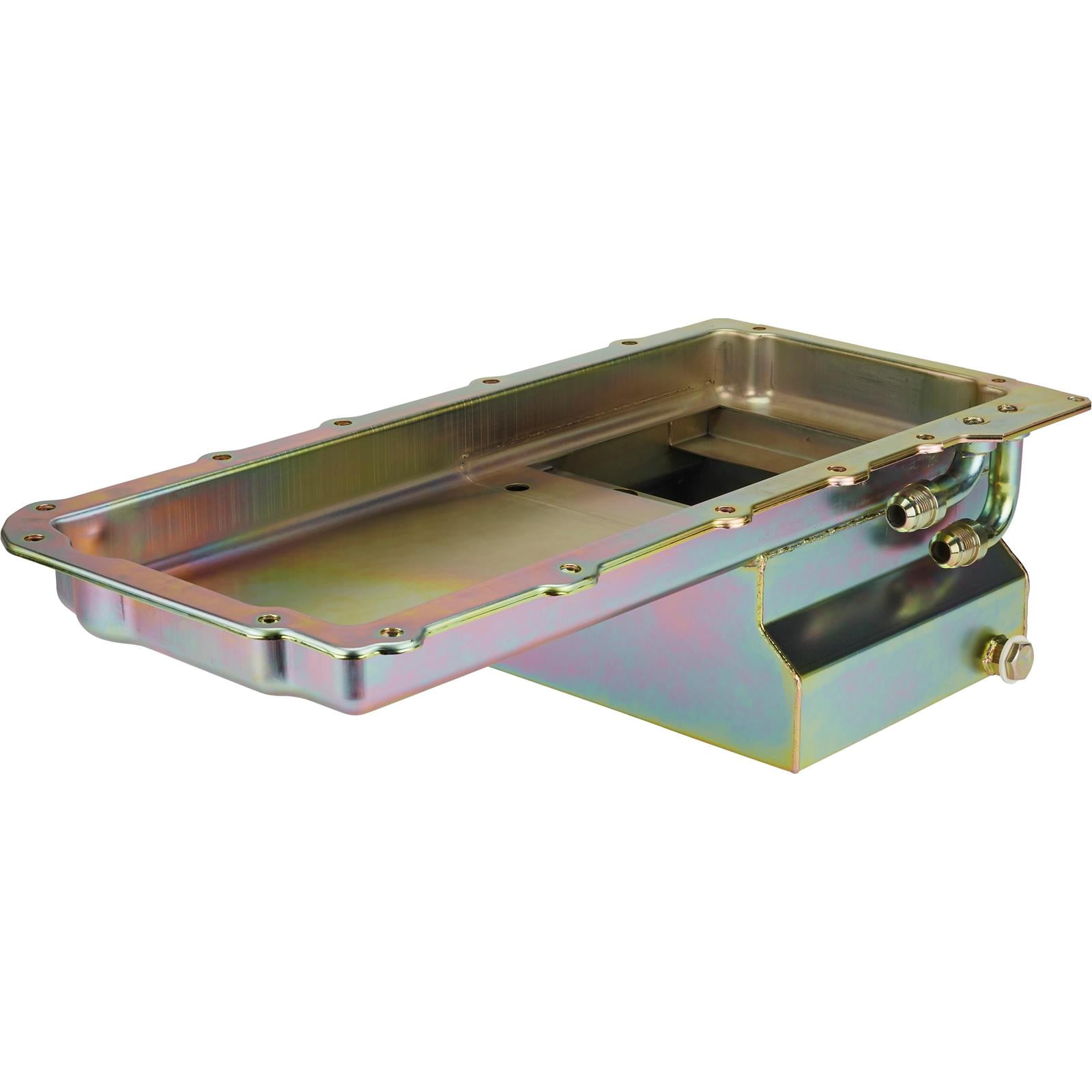 LS Swap Conversion Low Profile Oil Pan, Zinc, 90 Degree 10 AN - Walmart.com