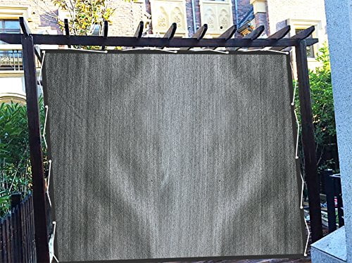 Shatex Vertical Shade Panel with 3 Sides Grommets Perfect for Wooden ...