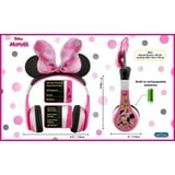 eKids Minnie Mouse Bluetooth Headphones for Kids Wireless Rechargeable ...