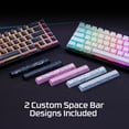 HyperX Pudding Keycaps 2 - Full Key Set - PBT - White (US Layout ...