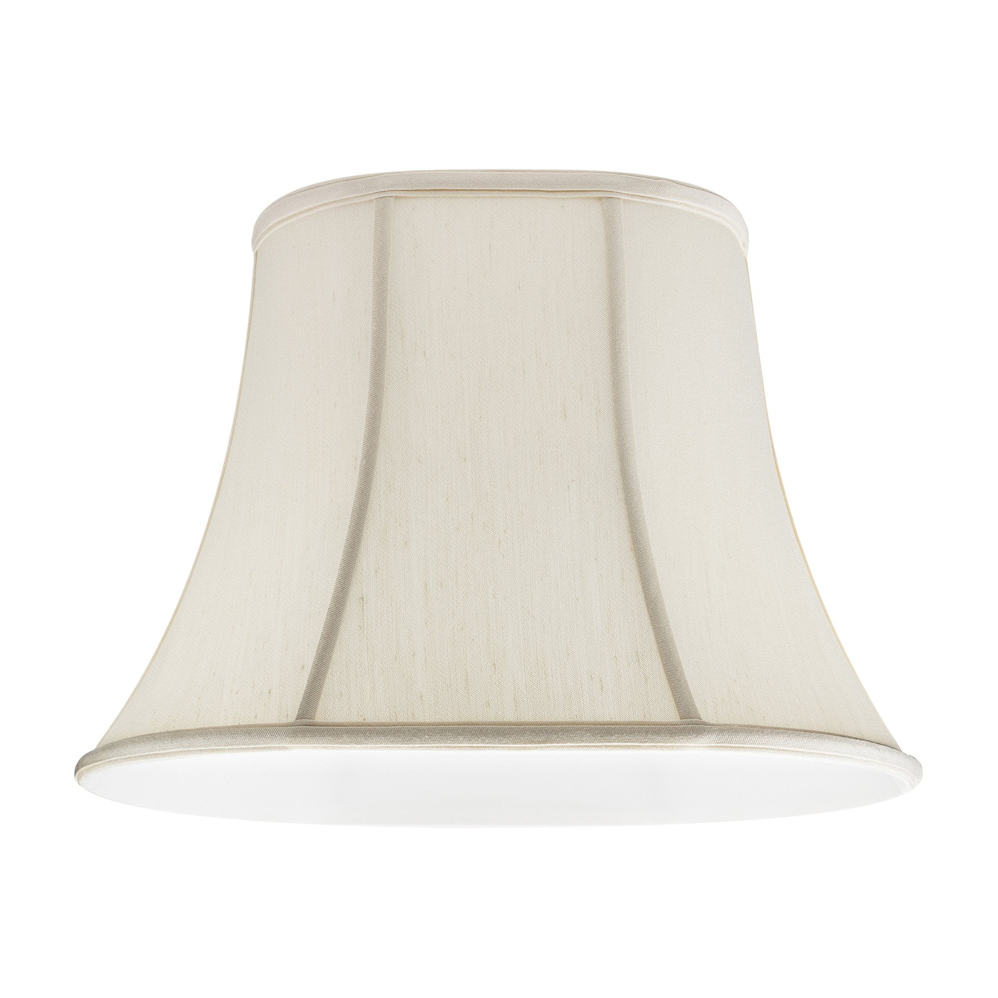 Off White Silk Shantung Oval Bell Lamp Shade - Walmart.com