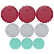 Pyrex Multi-Color Replacement Lids Set - (2) 7200-PC 2-Cup, (1) 7201-PC ...