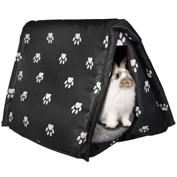 Weatherproof Foldable Rabbit Tent Bed - Cozy Hideout for Bunny, Guinea ...