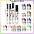 4Pcs Metal Marking Paint Pen Set,Stone Monument Touch Up Pen,Oil Based ...